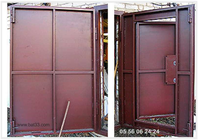 Porte métallique de garage Bordeaux